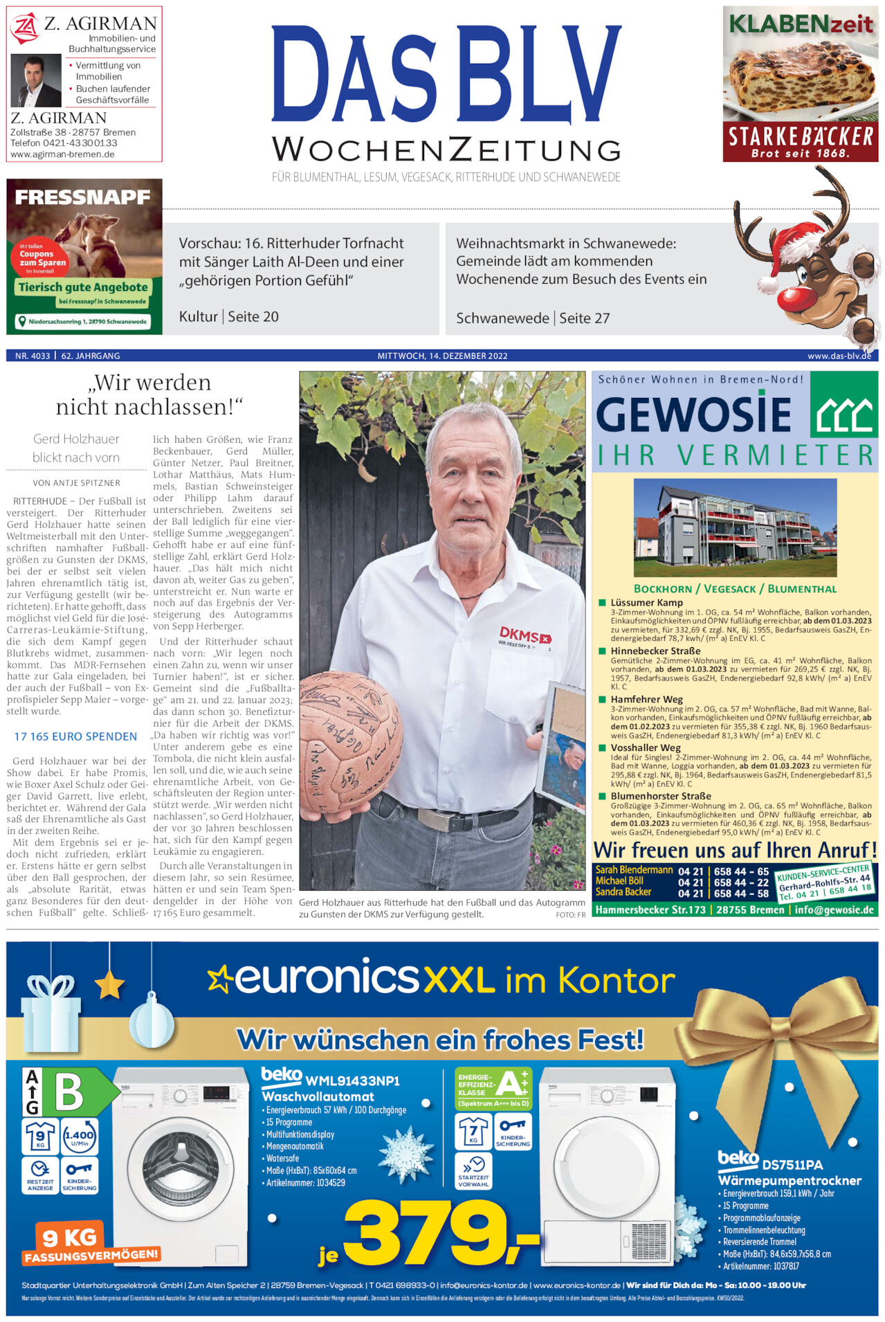 Das BLV Ausgabe vom 14.12.2022